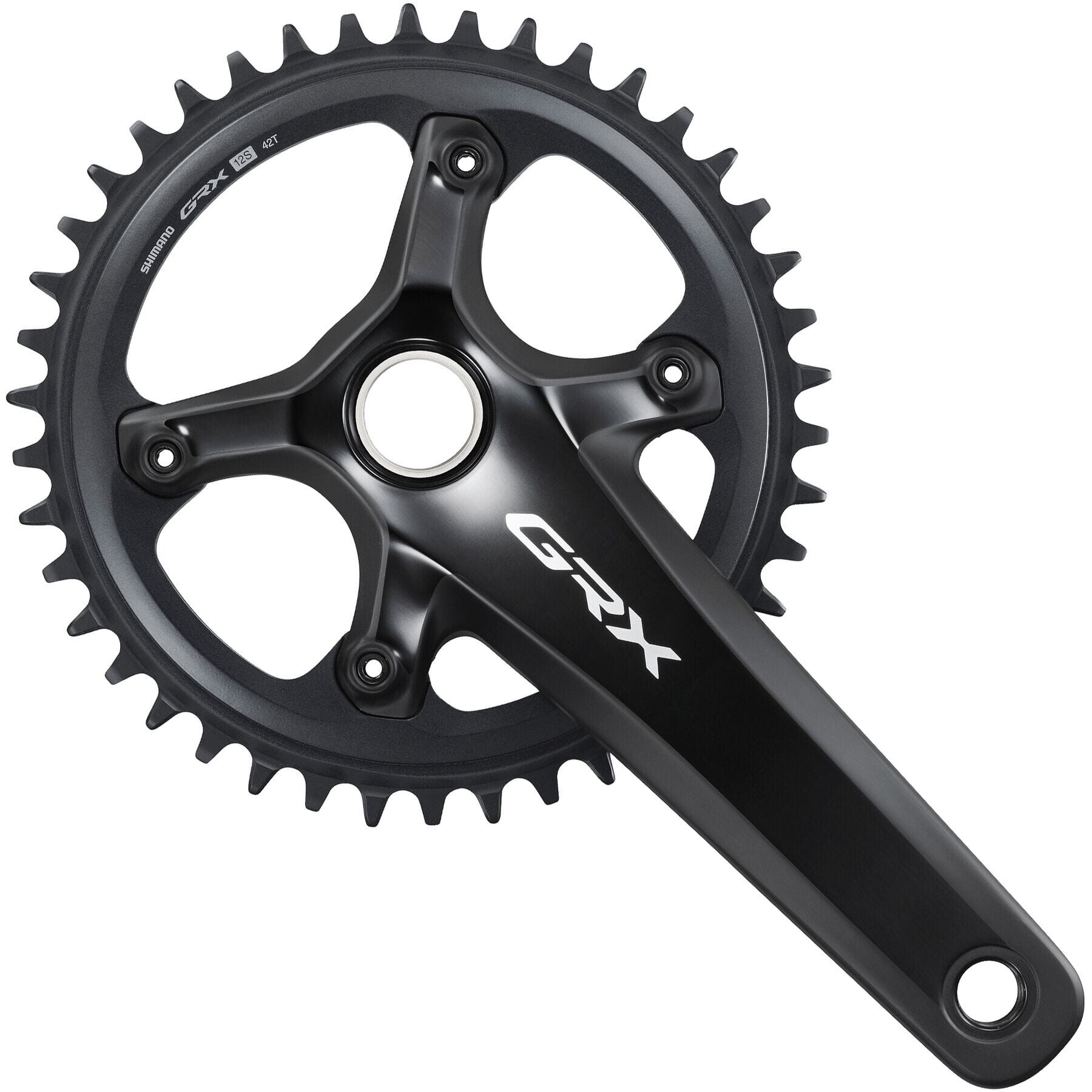 Shimano GRX FC-RX820 GRX chainset, single, 12-speed, Hollowtech II ...
