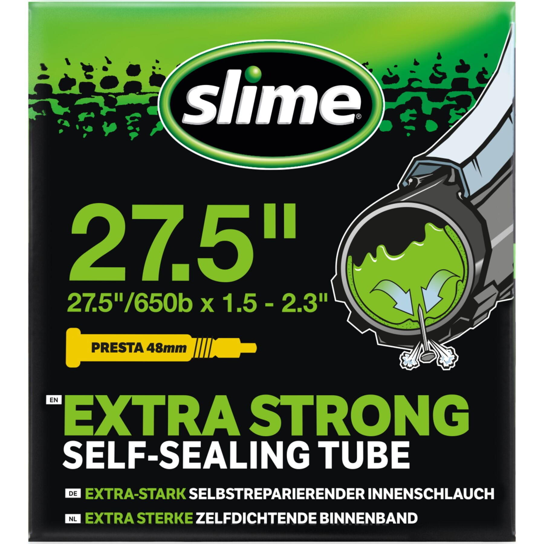 Slime Smart Tube - 27.5 x 1.50-2.30 inch - Presta Valve | Inner Tubes ...